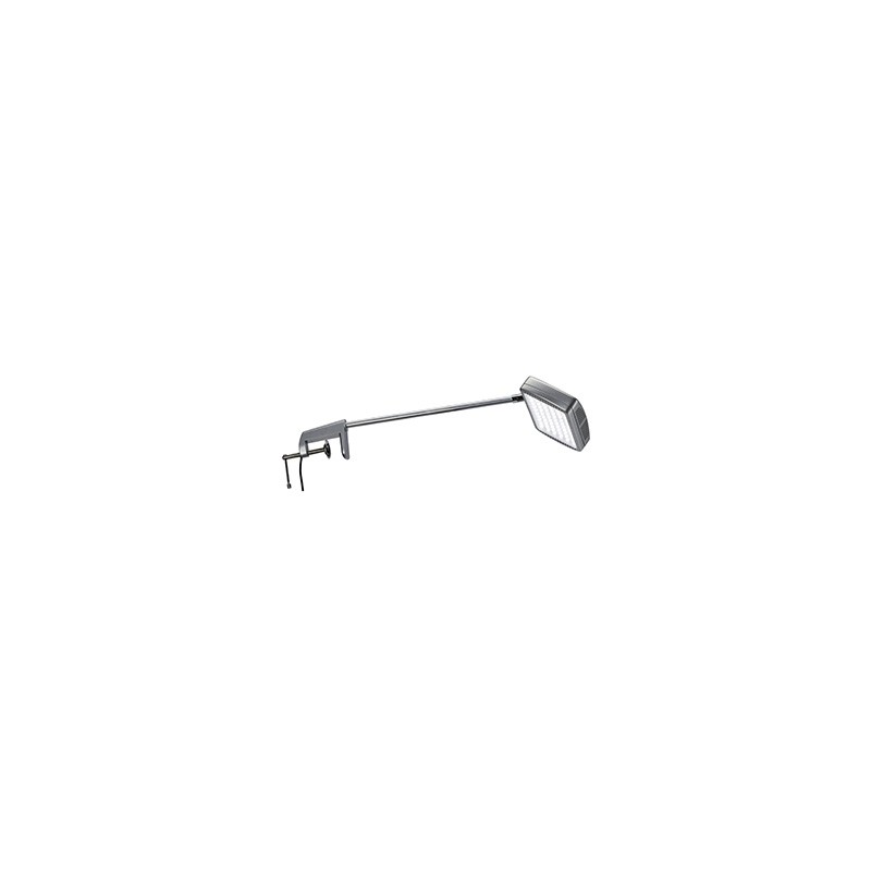 DISPLAY LED, gris argent, SMD LED 16W, 4000K, alimentation et fiche...