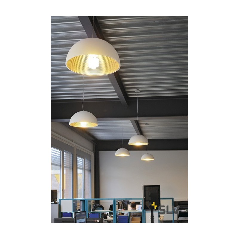 FORCHINI M PD-1 suspension, 50cm, rond, blanc/or, E27, max. 40W - 1...