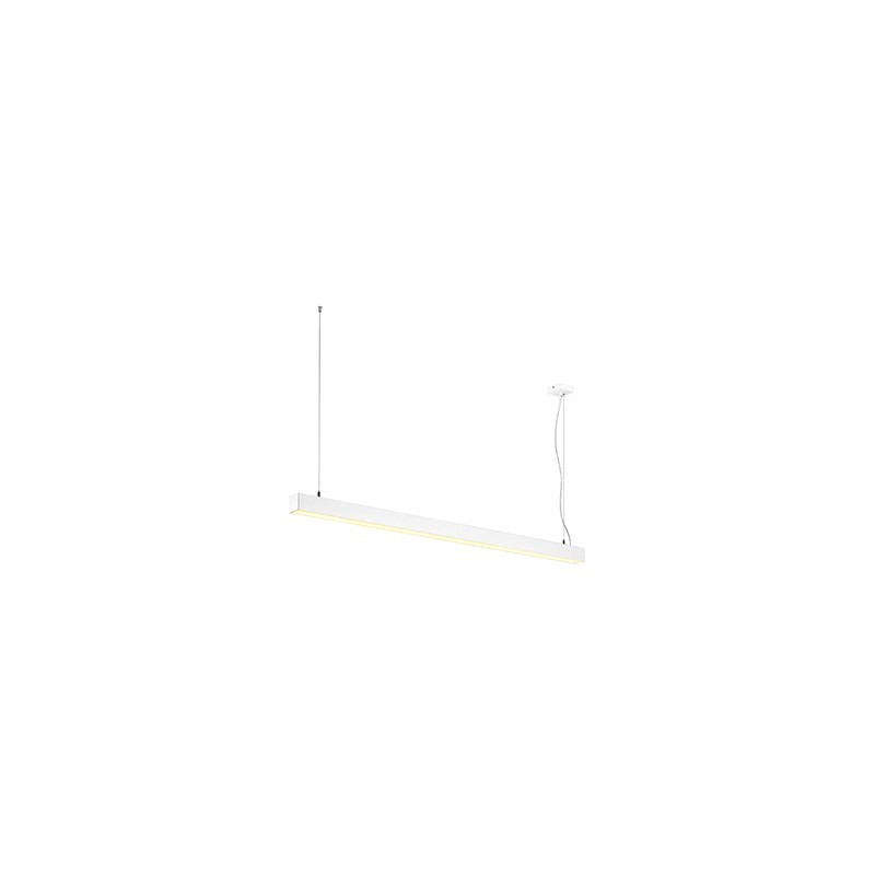 Q-LINE DALI LED SINGLE, suspension, variable DALI, 1500mm, blanc