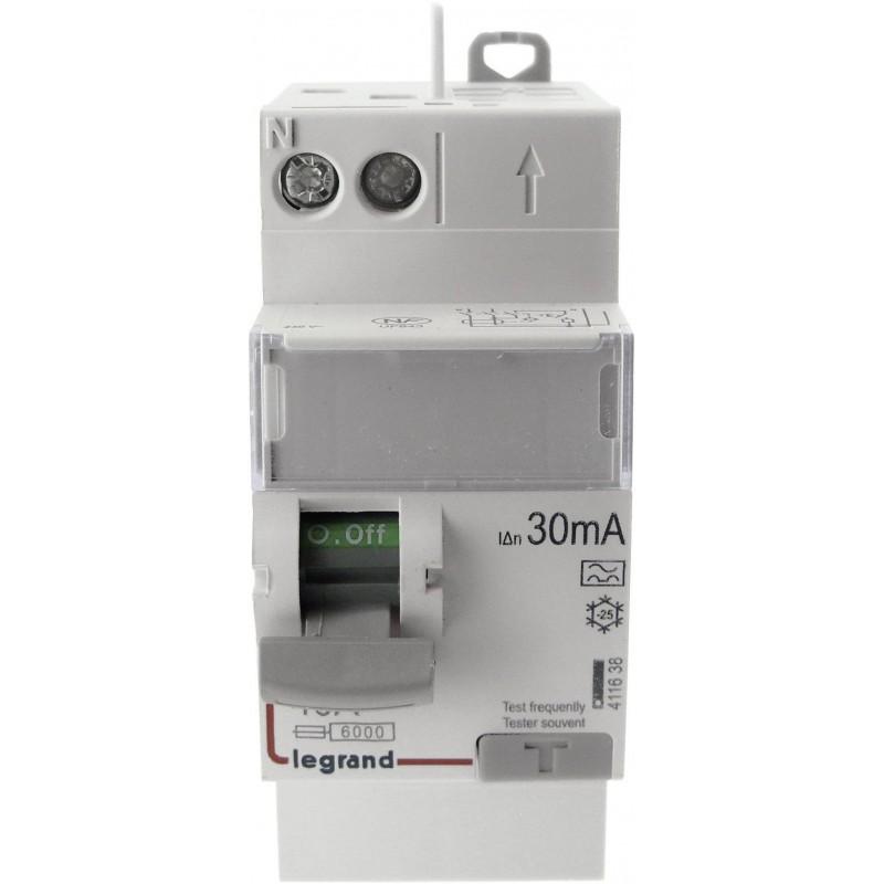 Interrupteur différentiel DX³-ID arrivée haut à vis et départ haut ...