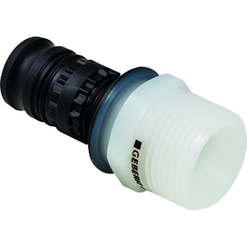 Raccord Geberit Mepla avec filetage mâle eau non potable: PVDF d:75...
