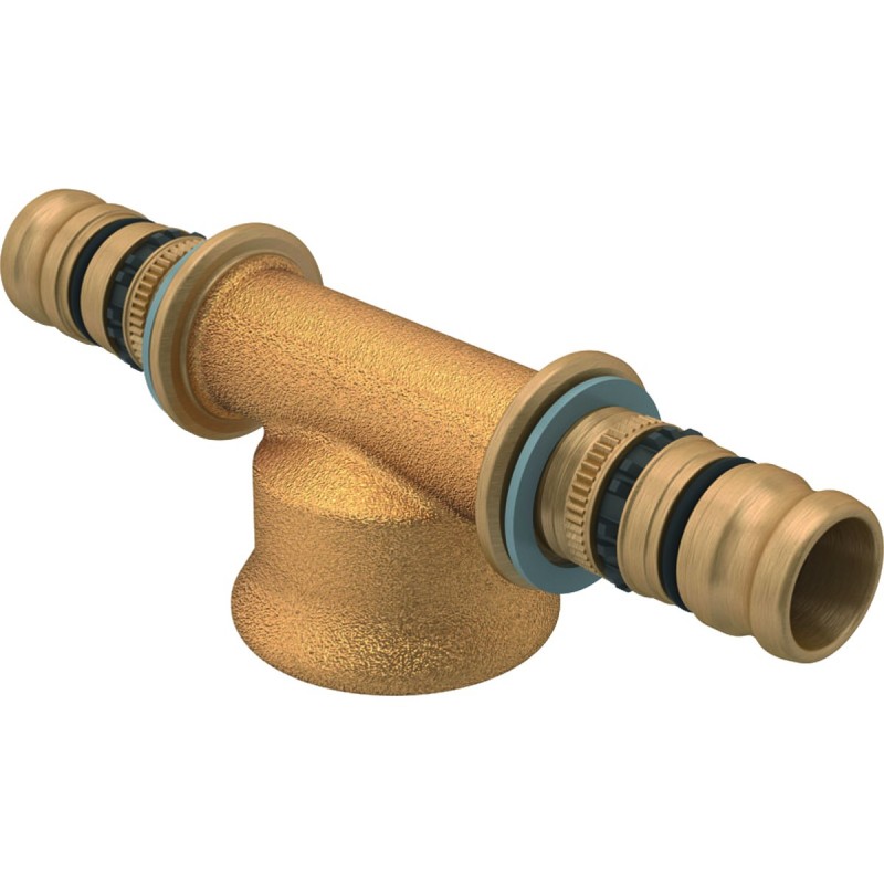 Té Geberit Mepla avec filetage femelle: d:26mm Rp:3/4'' d1:26mm - 6...