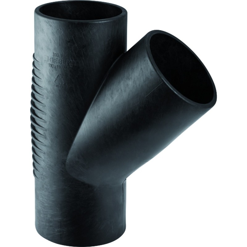 Embranchement 45° Geberit Silent-db20: d:110mm, d1:90mm - 310.084.1...