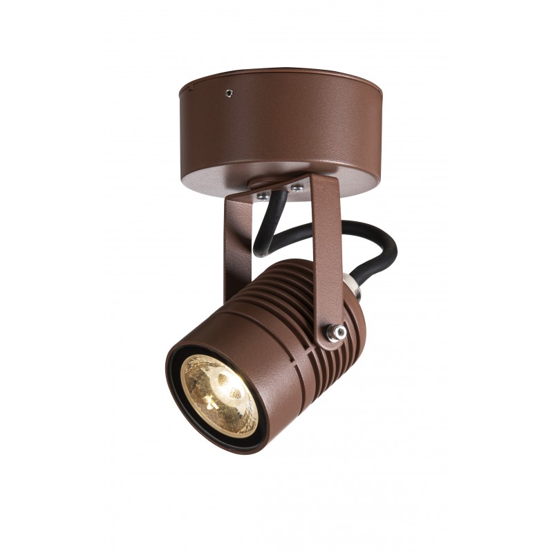 LED SPOT, applique extérieure, rouille, LED, 6W, 3000K, IP65 - 1004...