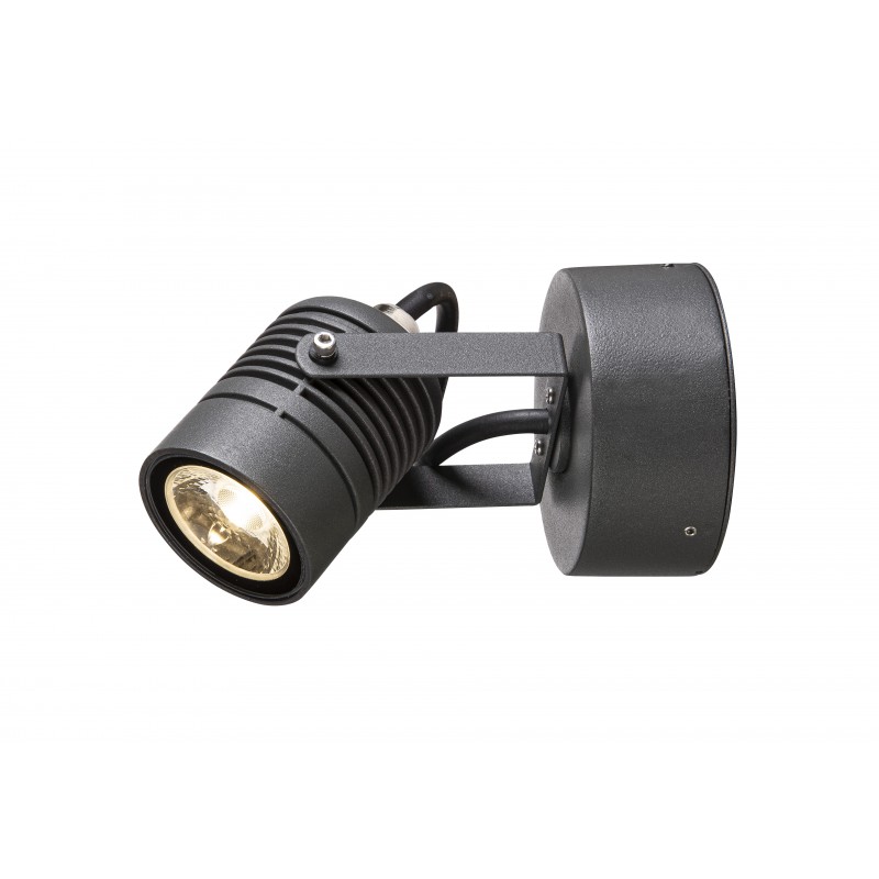 LED SPOT, applique extérieure, anthracite, LED, 6W, 3000K, IP65 - 1...
