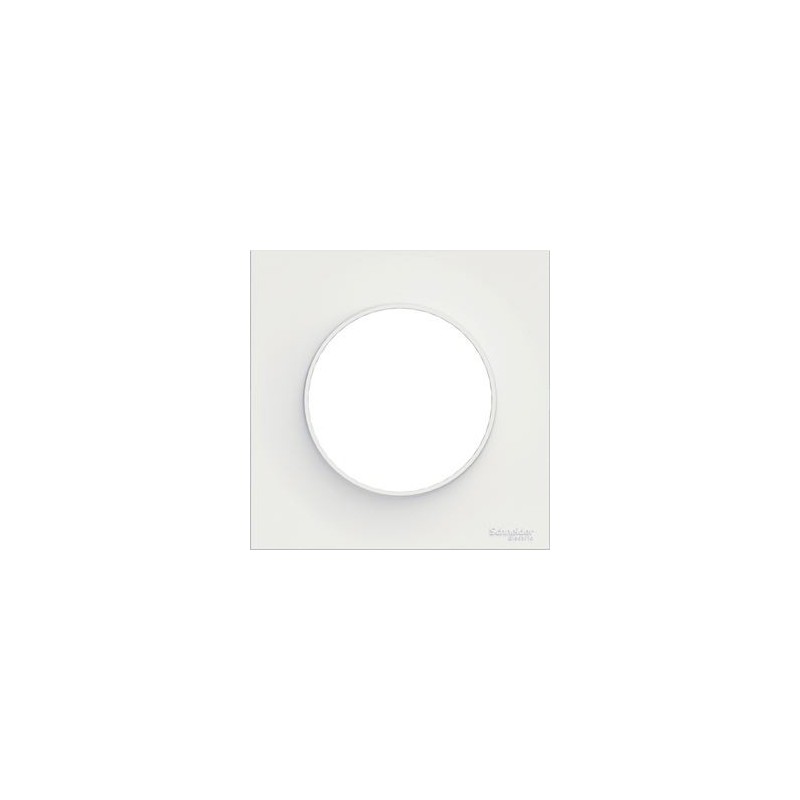 Odace Styl, plaque Blanc 1 poste - S520702 - Schneider Electric | G...