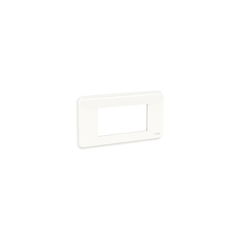 Unica Pro - plaque de finition - Blanc - 4 modules - NU411418 - Sch...