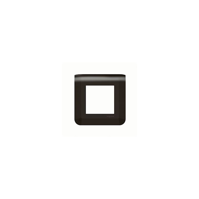 Plaque de finition Mosaic pour 2 modules noir mat - 079042L - LEGRA...